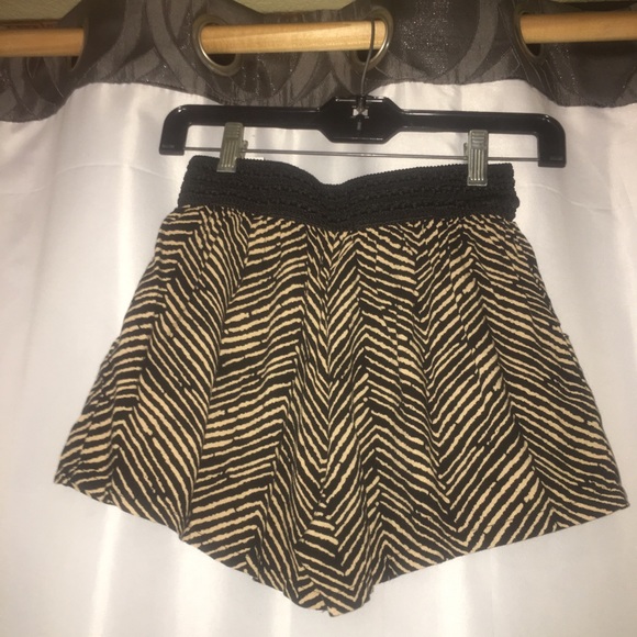 eye candy | Shorts | Zebra Pattern Slinky Shorts | Poshmark